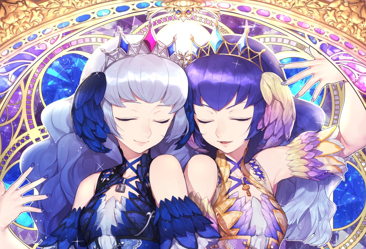 hitoto aikatsu friends! shirayuri kaguya shirayuri sakuya | #508578 | yande.re